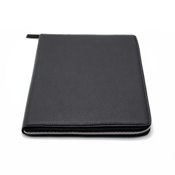 24.02 Notepad A4 with zip, black 20S Design - 20Street Design - Leather ...